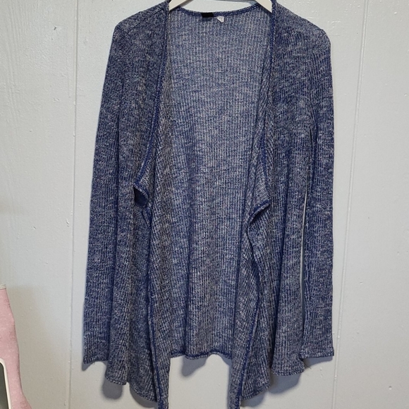 Volcom | Sweaters | Volcom Small Petite Open Fron Cardigan Blue Je ...